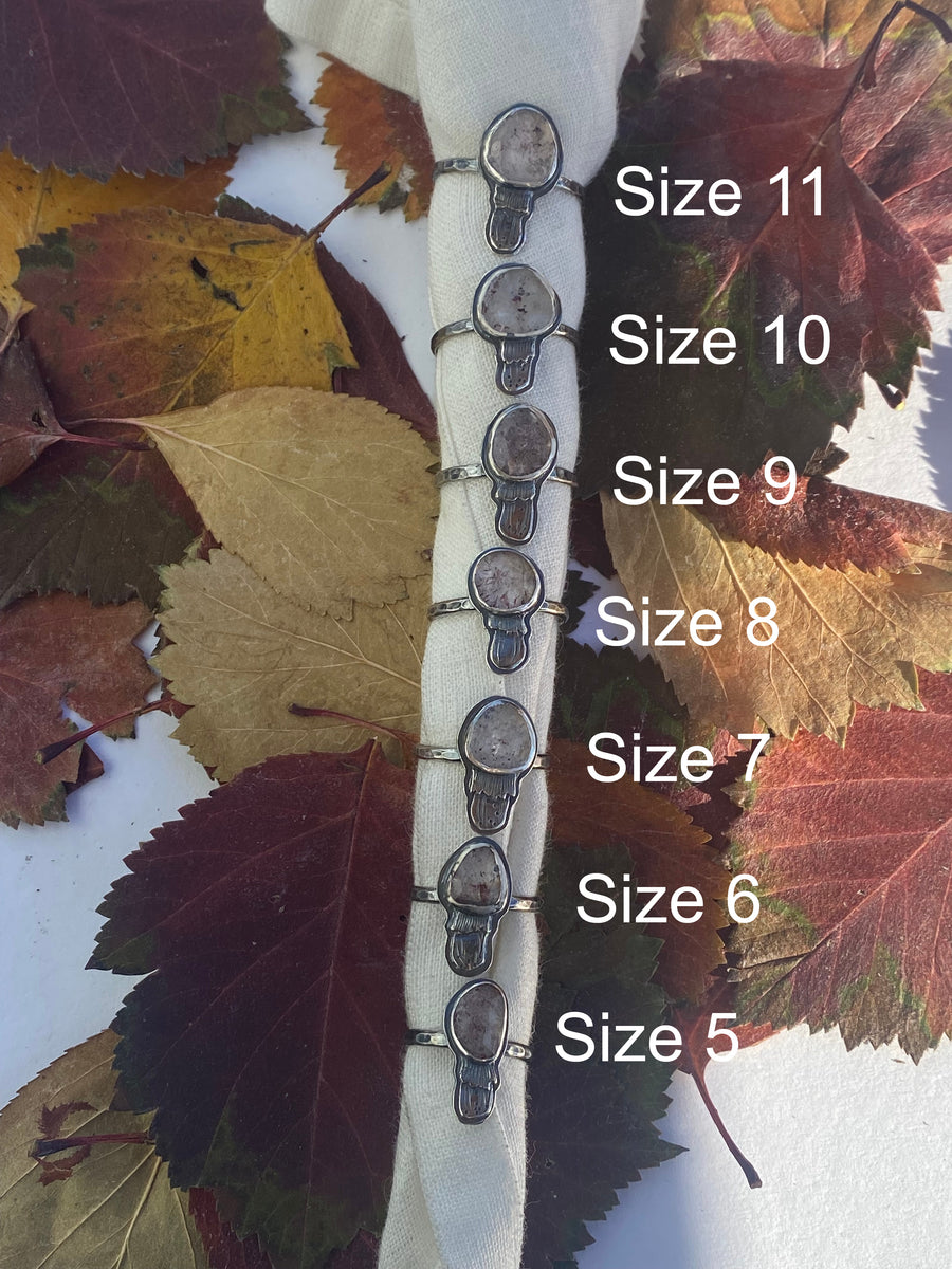 Lepidocrocite Mushroom Rings – Thlayli Designs